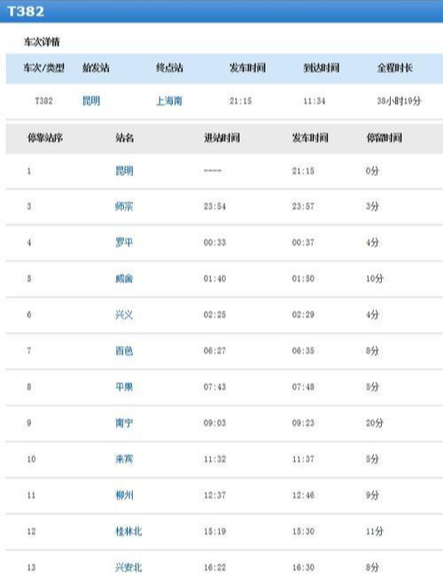 T382次列车 - 快懂百科