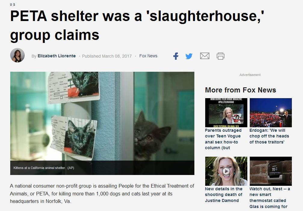 PETA组织 - 快懂百科